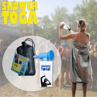 Shower Toga & Shower To-Go Bundle Pack | Shower Toga