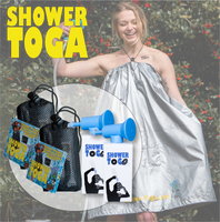 Shower Toga & Shower To-Go Bundle Pack | Shower Toga