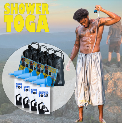 Shower Toga & Shower To-Go Bundle Pack | Shower Toga